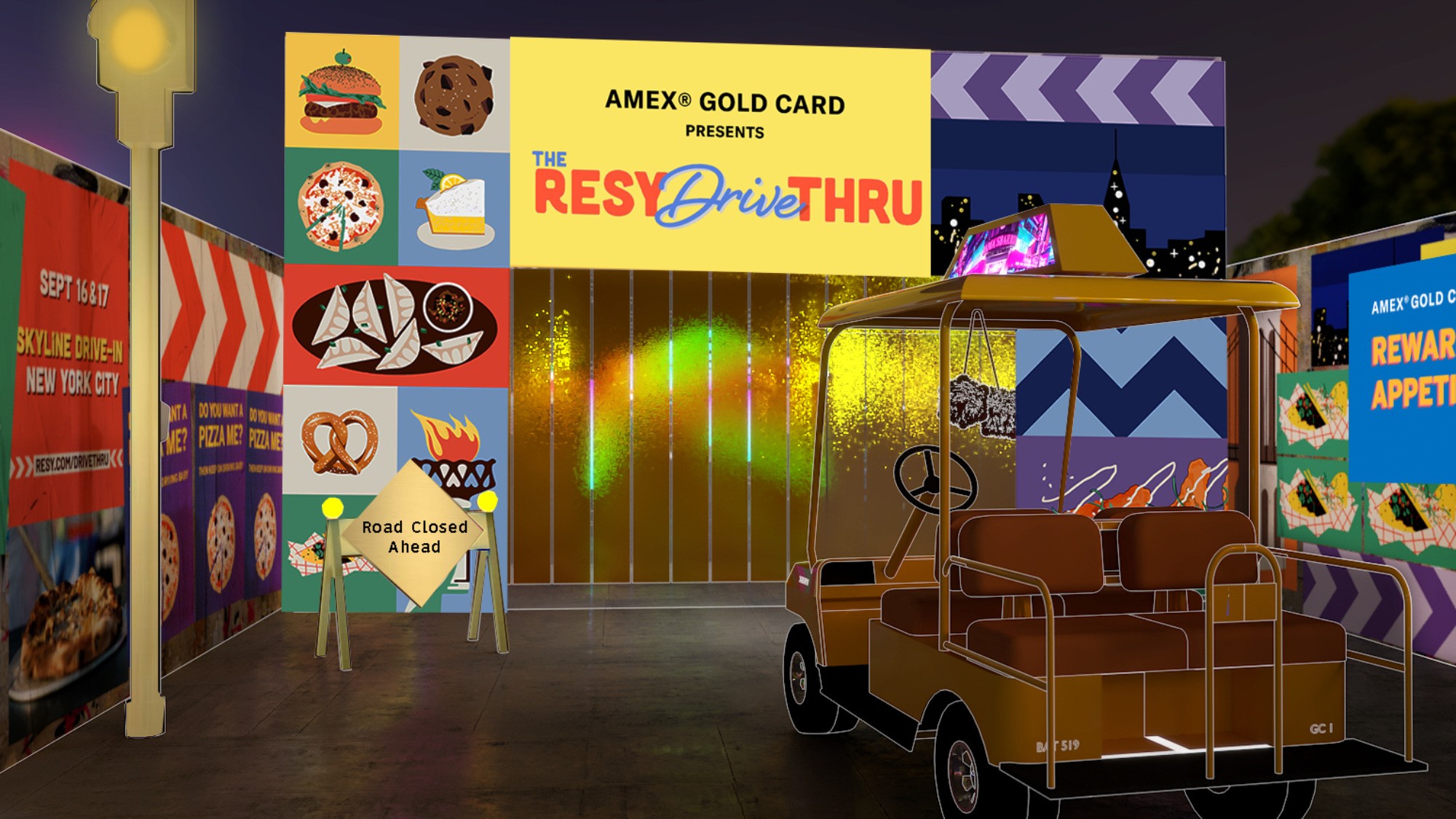 American Express Gold Card The Resy Drive-Thru New York - NYCPlugged